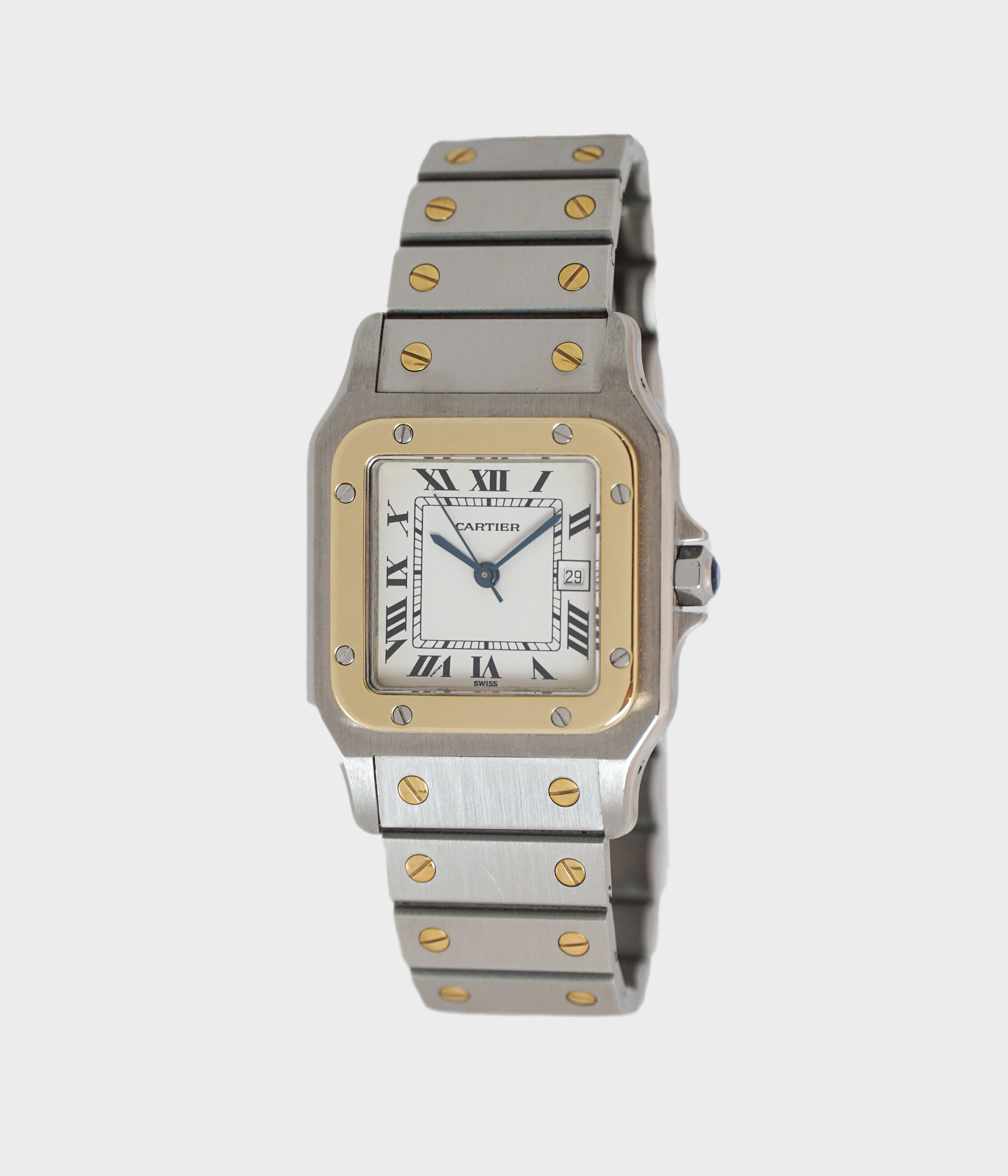 Cartier Santos Carrée Two Tone 2961 – Collectors Time Gallery