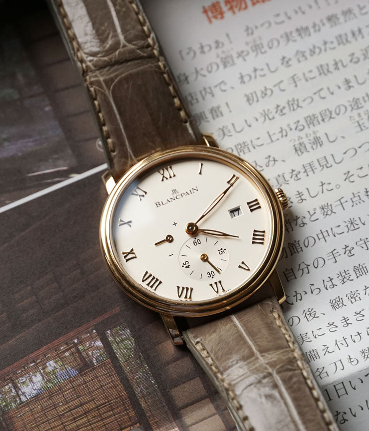 Blancpain Villeret 18K Small Seconds Power Reserve – Collectors Time ...