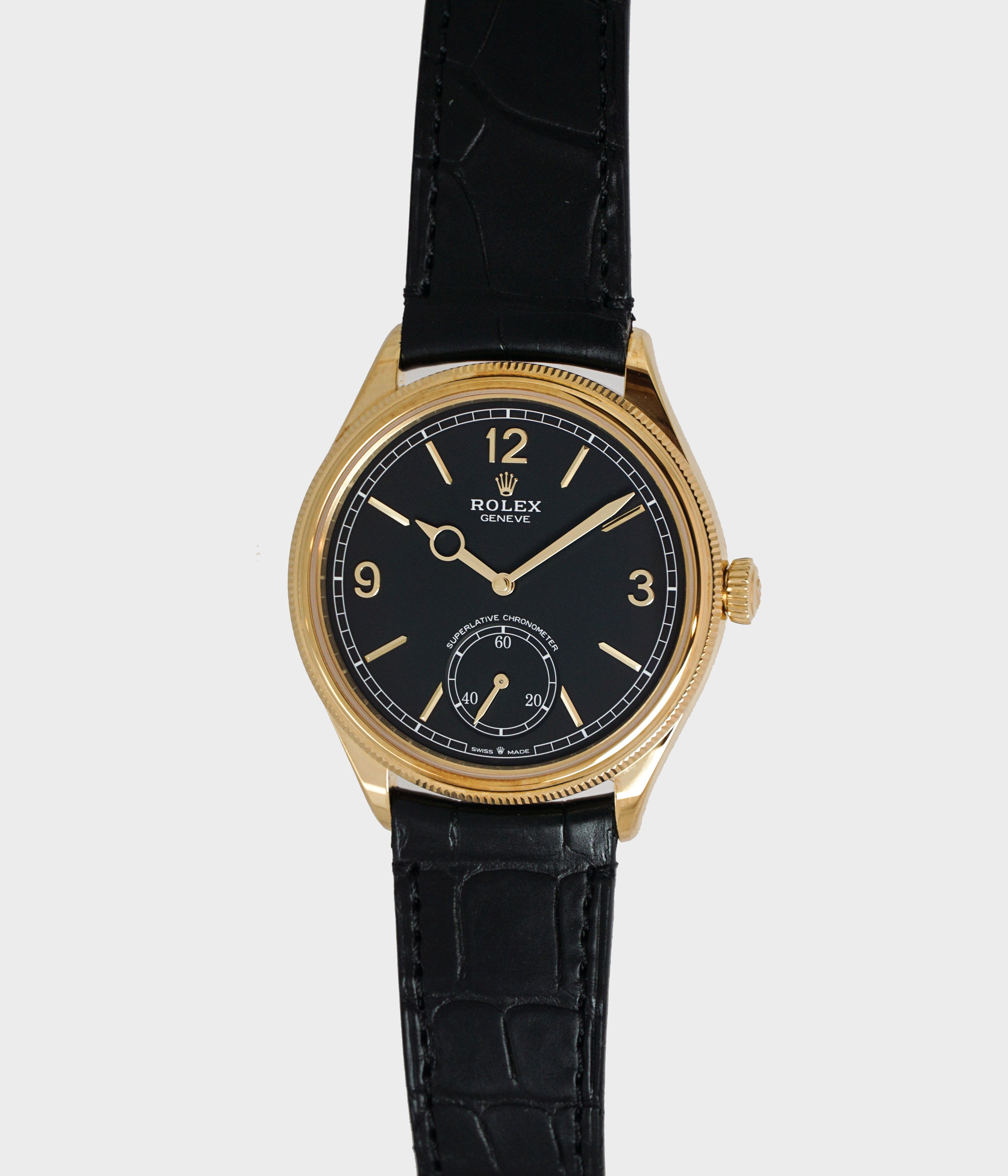 Rolex 1908 Yellow Gold 39mm 52508 – Collectors Time Gallery