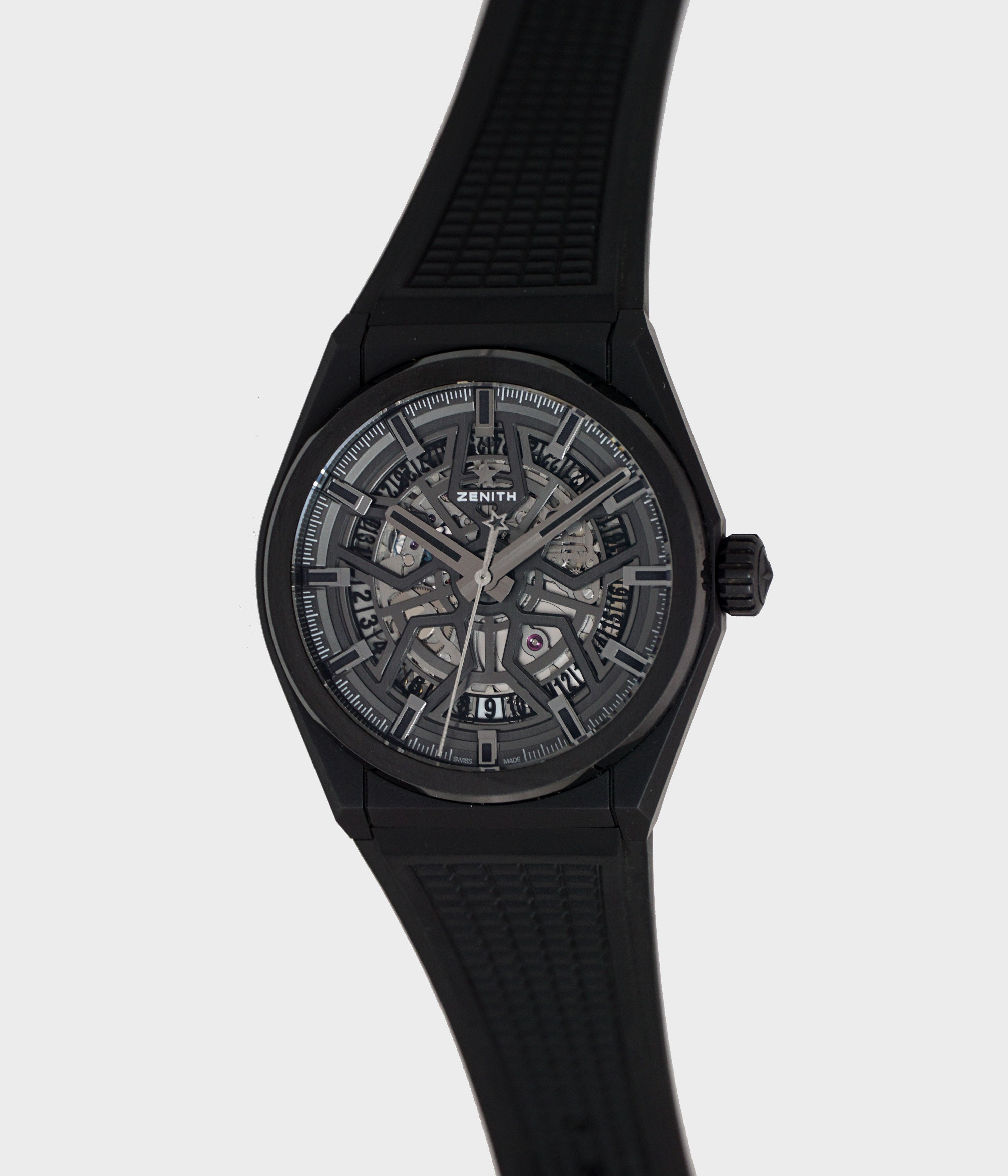 Zenith Defy Classic Black Ceramic 49.9000.670/77.R782 – Collectors Time ...