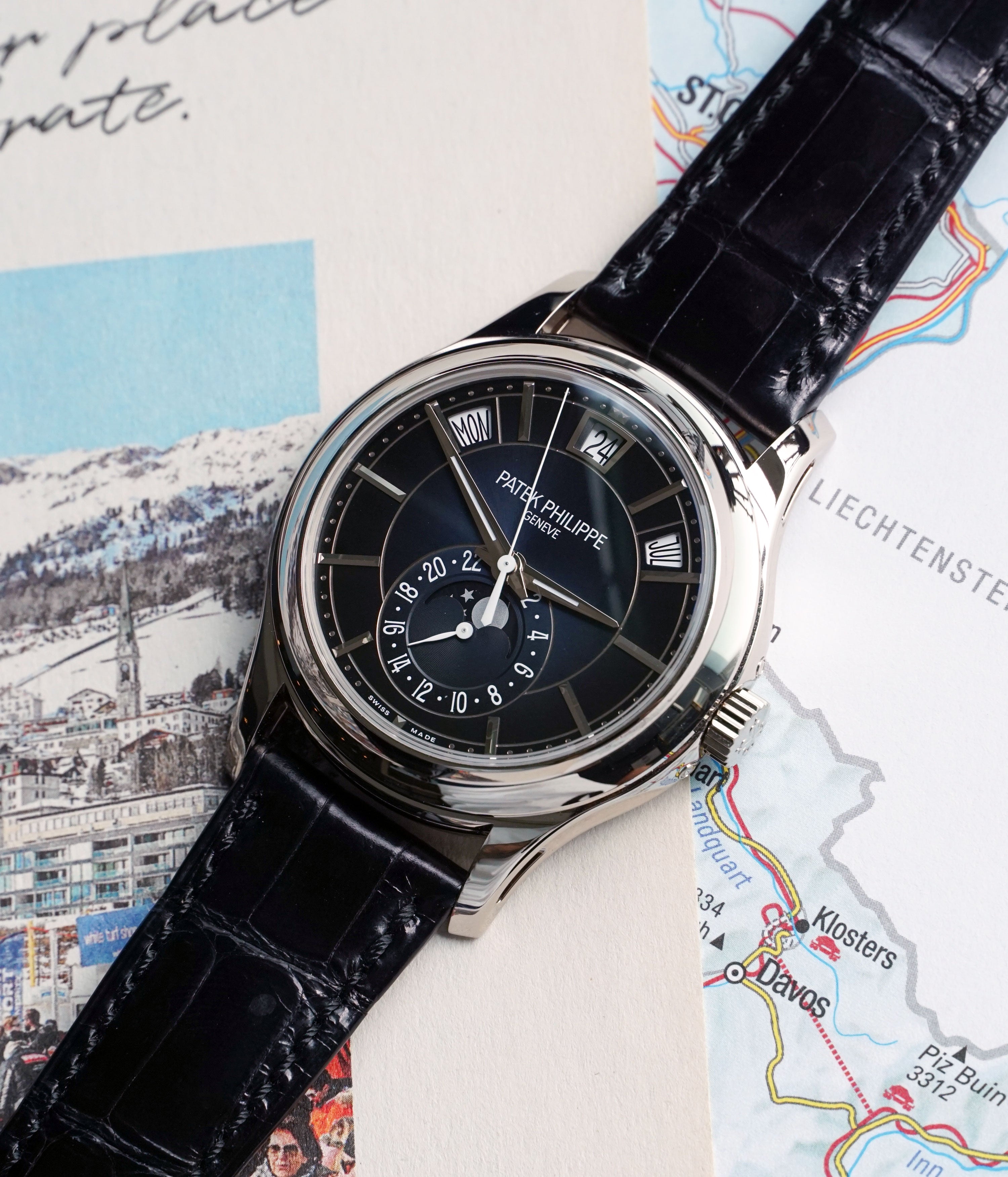 Patek Philippe Annual Calendar Moonphase 5205G – Collectors Time Gallery