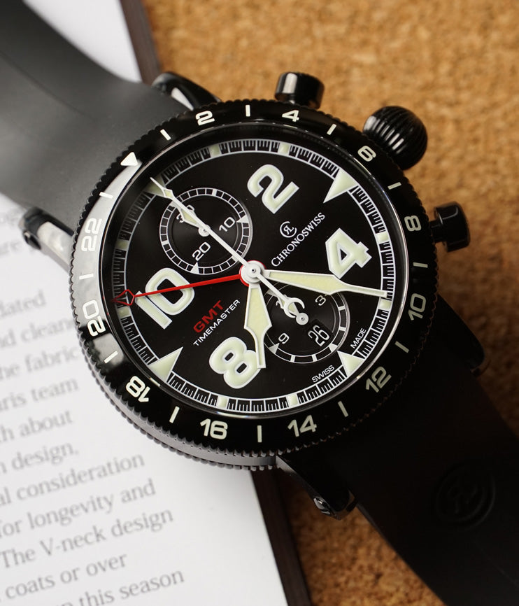 Chronoswiss Timemaster Chronograph GMT DLC – Collectors Time Gallery
